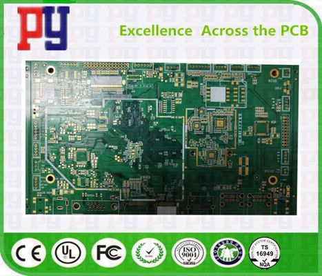 Printed Multilayer PCB Circuit Board 4 Layer Fr4 Green Solder Mask Color 1.6mm Board 1OZ HASL