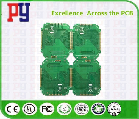 Printed Multilayer PCB Circuit Board 4 Layer Fr4 Green Solder Mask Color 1.6mm Board 1OZ HASL