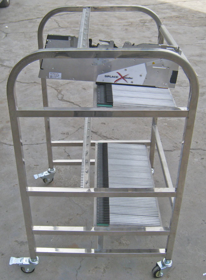 JUKI SMT Feeder Cart / SMT Chip Mounter Feeder Trolley Storage Cart For ...