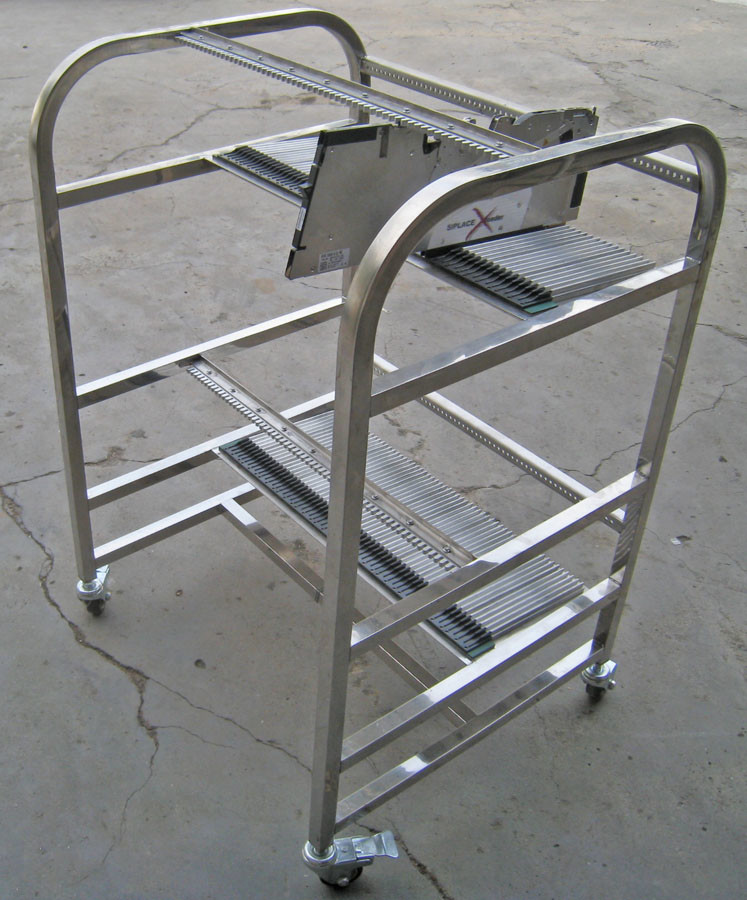 JUKI SMT Feeder Cart / SMT Chip Mounter Feeder Trolley Storage Cart For ...