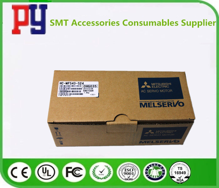 Smt Servo Motor HC-MFS43-S24 Mitsubishi KXF0CWNAA00 for Chip Mounter ...